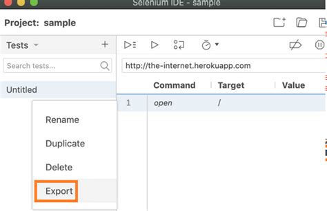 How To Convert Commands Recorded In Selenium Ide To Java
