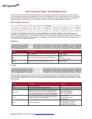 Excel Modeling Tools For Efficient And Accurate Model Building Course Hero