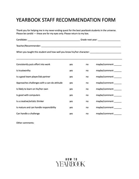 Recruiting Packet The Yearbook Ladies