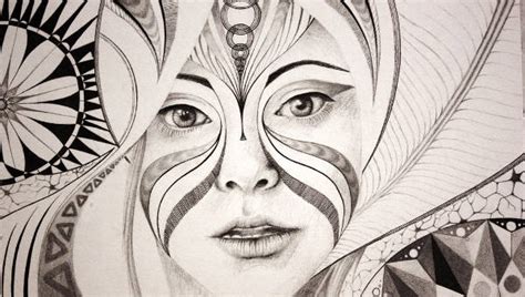 Abstract Pencil Drawing Ideas 236x325