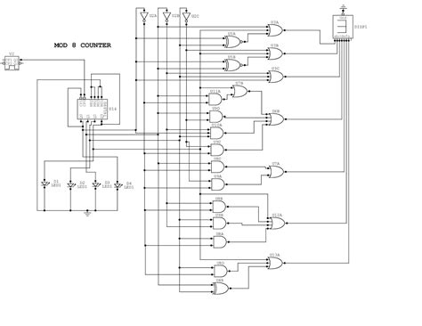 Mod Counter Using Ic Circuit Diagram Ic Decade