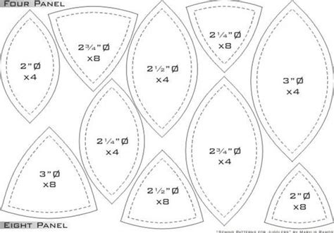 Printable Sphere Sewing Pattern
