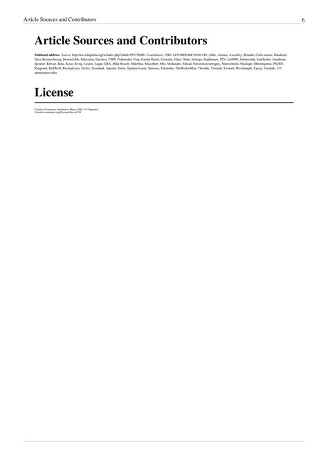 Multicast Address Pdf