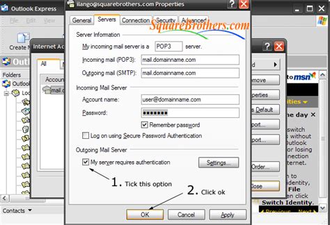 How To Configure POP3 Accounts In OUTLOOK EXPRESS