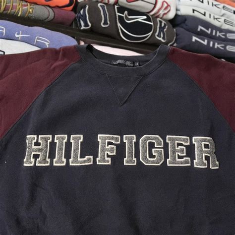 Essential Vintage 90s Tommy Hilfigers Sweater Size Depop