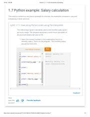 Python Example Salary Calculation Pdf PM Section IT Introduction To