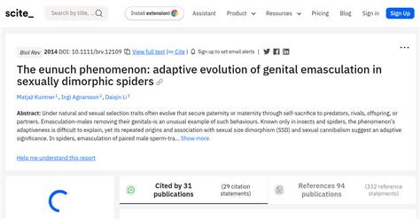 The Eunuch Phenomenon Adaptive Evolution Of Genital Emasculation In