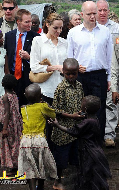 عکسهای جدید آنجلینا جولی در میان پناهندگان کنگو