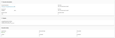 Support Automation Workflow SAW Runbook AWSSupport