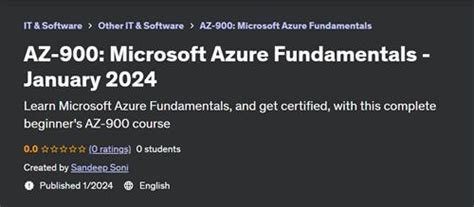 AZ900 Microsoft Azure Fundamentals January 2024 SCRiPTMAFiA ORG