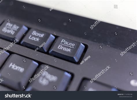 Pause Break Button On Keyboard Stock Photo 1114792190 Shutterstock