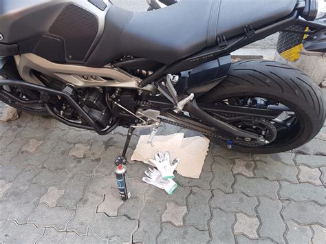 저도 체인청소 사진 투척 바이크포럼 딜바다닷컴