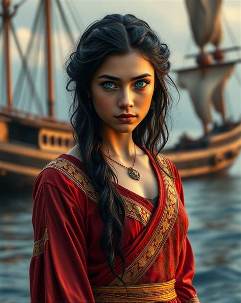 Ancient Beautiful Girl