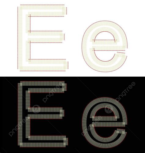 Illustration By Font From Matches Lowercase Abc Characters Vector