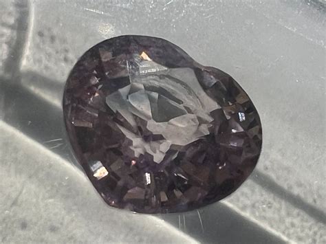 Pink Purple Sapphire 082 Ct Antwerp Laboratory For Gemstone