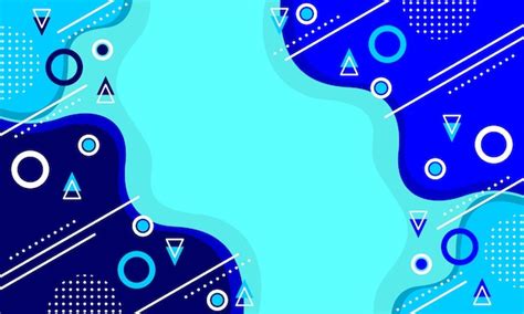 Premium Vector Abstract Geometry Blue Background Flat Design Style