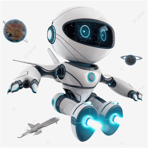 비행기와 우주 공간에서 로봇 만화 로봇 우주선 교통 Png 일러스트 및 이미지 에 대한 무료 다운로드 Pngtree