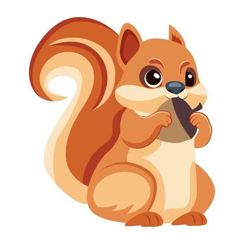 Premium Vector Set Of Cute Chipmunk Flat Icons