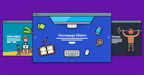 16 inspiring examples of stunning modern homepage sliders