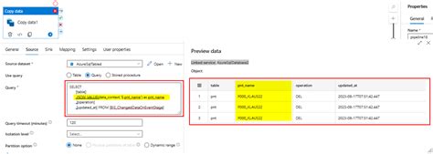 azure data factory copy activity dynamic schema mapping issue stack