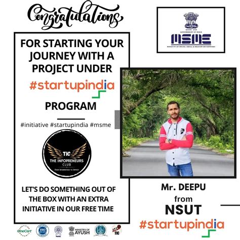 Deepu Chaudhary On Linkedin I Am Very Happy After Selection In Tic Program Certified By Govt Of