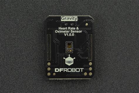 dfrobot gravity max30102 heart rate and oximeter sensor robozar