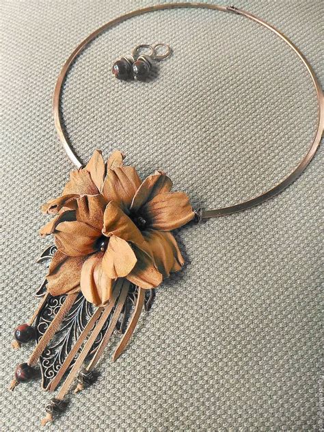 Купить Колье чокер подарок Сафари колье в подарок колье чокер колье чокер Leather