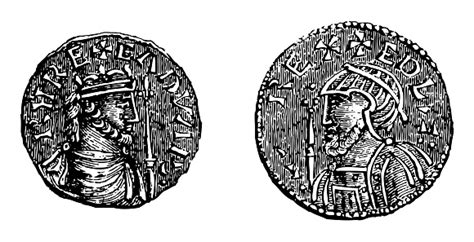 참회자 에드워드 의 중세 앵글로색슨 은화 빈티지 새겨진 그림 고대 유물에 대한 스톡 벡터 아트 및 기타 이미지 고대 유물 바이킹 국왕 Istock