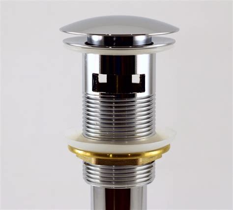 Push Pop Up Sink Drain With Overflow Broadway Vanities