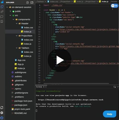 React Webdevelopment Javascript Frontenddevelopment Codingjourney Bhanukiran Reddy Patil