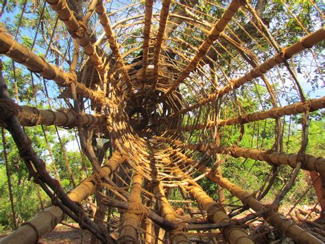 BAMBOO TUNNEL ONSITE CONSTRUCTION Behance