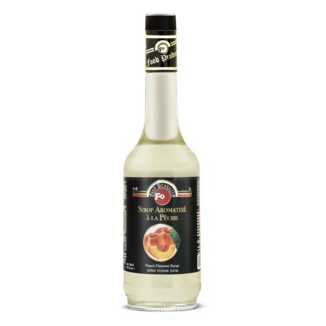 Peach Flavored Syrup 700ml Granos Coffee Pakistans Largest
