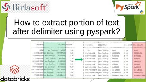 16 Birla Soft Pyspark Interview Question Data Engineering How To Extract Text After
