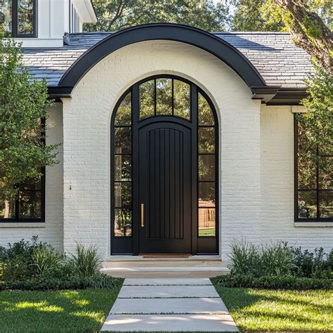 Elegant Front Doors With Arches Enhance Curb Appeal With Timeless Design