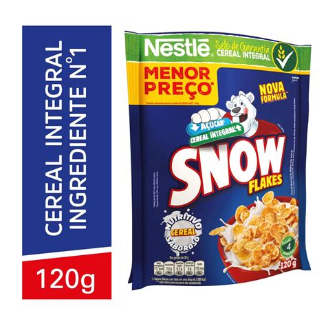 Cereal Matinal Nestlé Snow Flakes Sachê 120g Big Box 413 Sul
