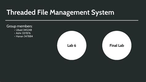 Threaded File Management System By Hanan Abid On Prezi