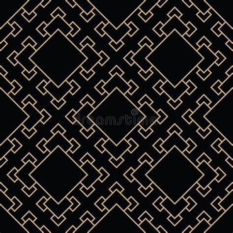Abstract Gold Geometric Triangle Design Halftone Pattern Stock Vector