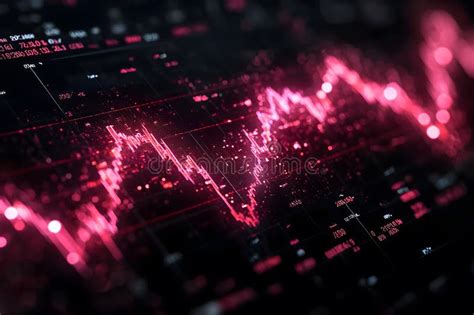 Digital Financial Data Visualization With Dynamic Stock Market Graphs For Analytics Generative