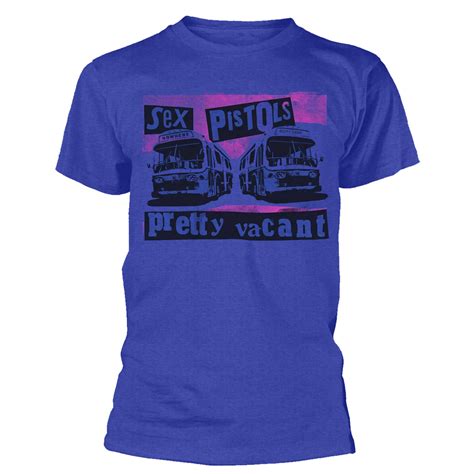 Sex Pistols Pretty Vacant Coaches Blue T Shirt Ã‚Â¦ Eyesore Merch