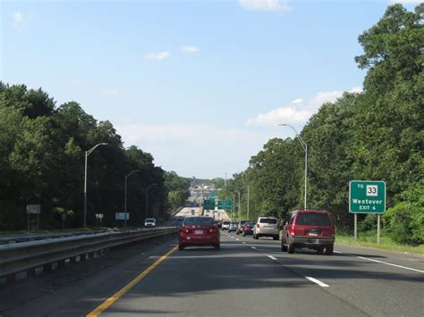 Massachusetts Interstate 291 Eastbound Cross Country Roads