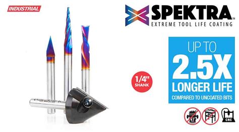 Cnc Router Bit Starter Pack Spektra Coated Tools Save 25
