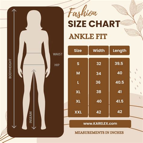 Size Chart Cm