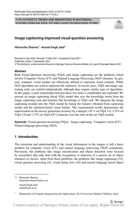 Image Captioning Improved Visual Question Answering