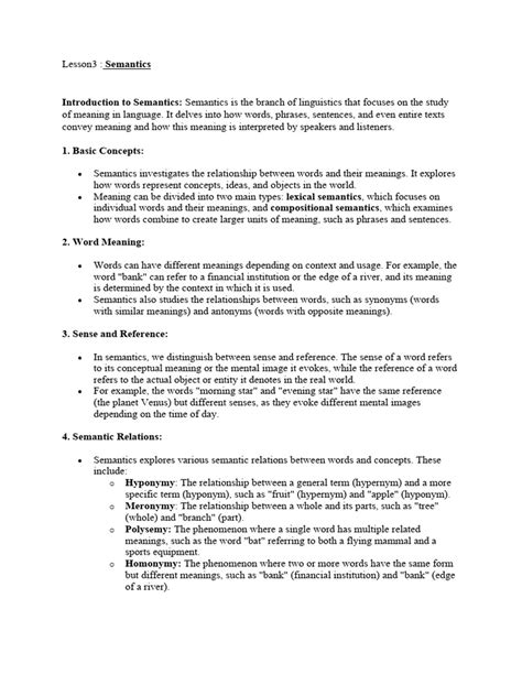 Semantics Pdf