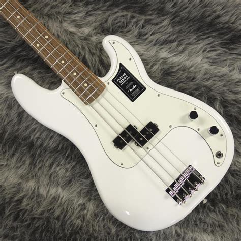 Fender Mexico Player Precision Bass Pf Polar White ＜フェンダーメキシコ＞｜平野楽器