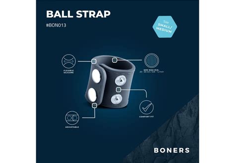 Ρυθμιζόμενο Δαχτυλίδι Όρχεων Boners Ball Strap Smallmedium
