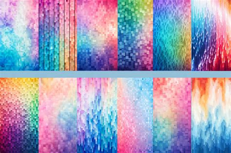 Digital Pixel Patterns Graphic By Digital Art Studio · Creative Fabrica