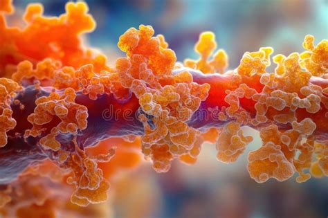 Intricate View Of Fungal Hyphae Showcasing Branching Structures In