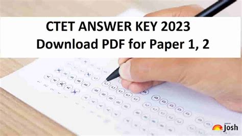 Ctet Result 2023 Download Answer Key Pdf Check Score Card Cut Off