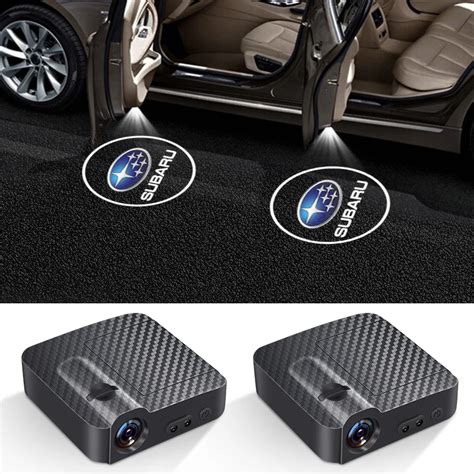 Led 자동차 도어 웰컴라이트 로고 프로젝터 스바루 포레스터 레거시 Sj Sh Sg 아웃백 랠리 Xv Brz Wrx용 레이저